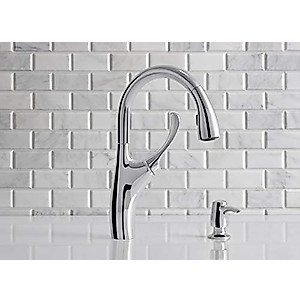 Kohler K-R72511-SD-CP Mazz Kitchen Sink Faucet, Polished Chrome