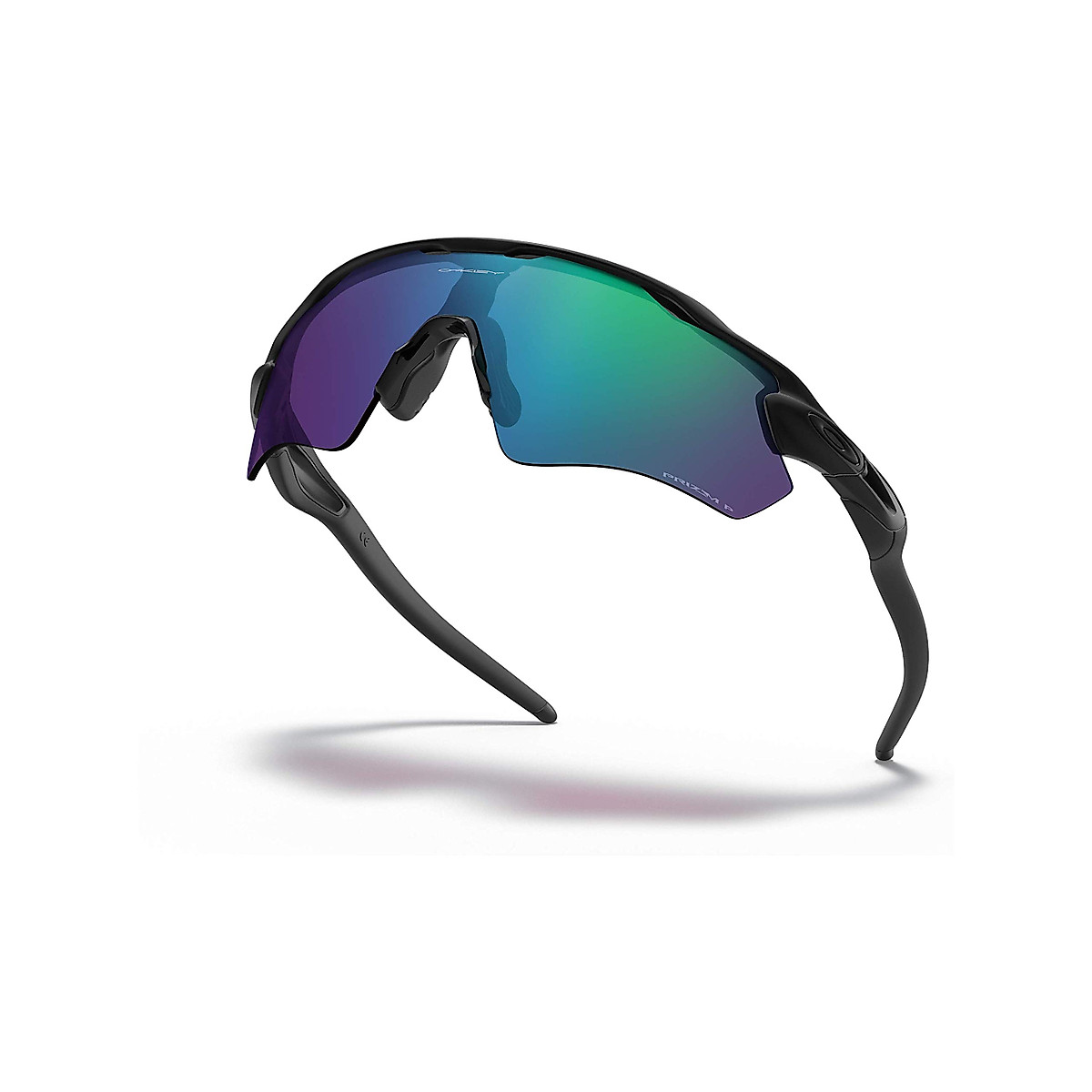 Oakley Men's Radar EV Path Sunglasses Polarized Rectangular, Matte Black w/Prizm, 38 mm