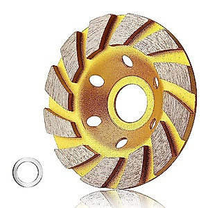 sansheng Concrete Grinding Wheel 4 inch,Diamond Cup Wheel Angle Grinder Wheels Grinding of Concrete,Granite 2 Pieces