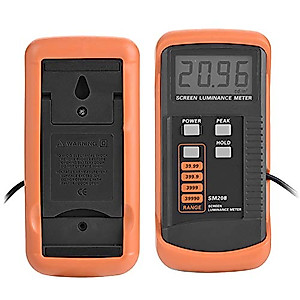 Light Meter Brightness Meter SM208 LCD Screen Luminance Meter Handheld Lux Light Tester for Measuring Brightness and Light 0.01-39990 cd/m2 Measuring Range