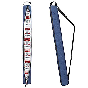 Beer Sleeve for Golf Bag,WITSTEP Long Tube Holder for Cans Beer Sling Cooler Bag,Holds 7 Cans Insulated Beer Sleeve Keeps Beverage Cold Fits in Most Golf Bags ,Ideal Golf Accessories for Men