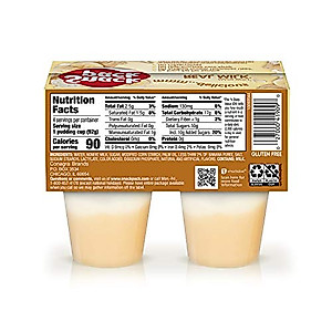 Snack Pack Pie Pudding Cups, Banana Cream, 13 oz (4 ct)