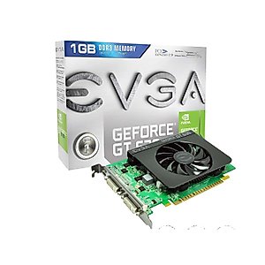 EVGA GeForce GT 630 1GB DDR3 Dual DVI, mHDMI Graphics Cards 01G-P3-2631-KR