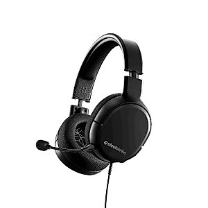Steel Series Arctis 1 - All-Platform Compatibility - for PC, PS4, Xbox, Nintendo Switch, Mobile - Detachable ClearCast Microphone (PS4////)