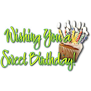 CafePress Birthday Cupcake Shiba Inu Folded Greeting Card Glossy