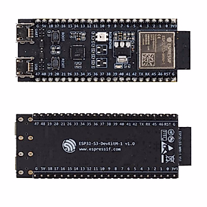 Geekstory ESP32-S3-DevKitM-1-N8, ESP32-S3-MINI-1/1U Development Board ESP32-S3FN8 Chip Module with 8 MB Flash for Arduino