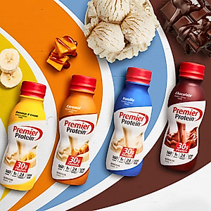 Premier Protein Liquid Protein Shake -24 Vitamins & Minerals/Nutrients to Support Immune Health, Strawberries, 11.5 Fl Oz Bottle (Pack of 12)