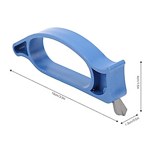 Tgoon Ice Fishing Sharpener, Ice Auger Cutte Fishing Blade Cutter Convenient to Carry Sturdy for Fishery