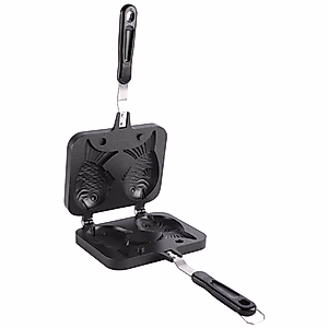 Yaegoo Taiyaki Fish-shaped Cake Pan Cake Pan Bread Maker Double Pan Mold Home Cooking Fish-shaped Hot Cake Maker