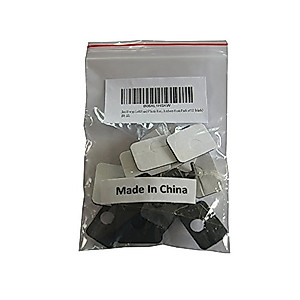 JIEXI HWYP Left Hand Plastic Recurve Bow Arrow Rest Archery Rests Pack of 12 (Black)