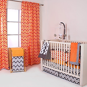 Bacati - Mix N Match Dots Diaper Stacker (Grey)