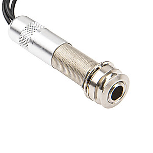 1Set Yootones Pickups Piezo Transducer, 3 in 1 Microphone Contact Self-adhesive Mono Piezo Pickup with Buzzer Compatible with Electronic Acoustic Guitar Violin Ukulele