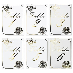 Wedding Table Numbers