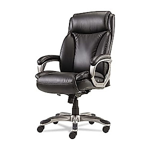 Alera ALEVN4119 Alera Veon Series Executive Highback Leather Chair, Coil Spring Cushioning,black
