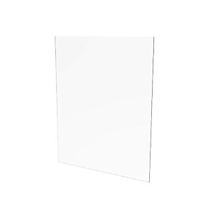 FixtureDisplays® 22x28" Clear Transparent Acyrlic Plexiglass Lucite 1/8" (3mm) Thickness Sneeze Shield DIY Panel 10076-22 * 28"-NF