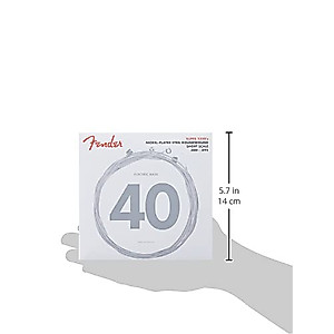 Fender Super 5250 Bass Strings, Nickel-Plated Steel Roundwound, Short Scale, 5250XL .040-.095