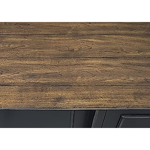 Martin Furniture Hartford Double Pedestal Shaped Desk, Brown - Fully Assembled