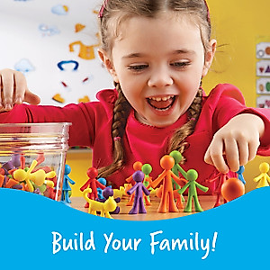 Learning Resources All About Me Family Counters, Set of 72, Ages 3+, SEL, Sensory Skills,Color Recognition