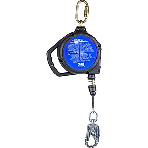 Palmer Safety SRD 30 FT. Self Retracting Lifeline I ANSI Z359.14-2021 Class 1 I SRL Device Swivel Top Galvanized Cable w/Small Steel Snap Hook I Fall Arrest Safety Yoyo