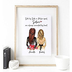 Personalized Best Friend Print Art You are my rock for any special occasion, Christmas best friends gifts 2023, perfect gift for female best friend, distance gifts for bff (UNFRAMED)