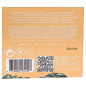 To Be Exotic Jungle For Woman By Police - Summery Floral Scent - Housed In A Botanical Decorated Bottle - Tart-Sweet Fruits And Floral Notes With Soft Vanilla-Suede Base - 2.5 Oz EDP Spray