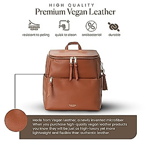 THEA THEA Premium Callie Diaper Bag Backpack | Baby Essentials Travel Diaper Bags | Spacious, Water Repellent & Stylish | Multipurpose Diaper Bag with 11 Interior pockets | Baby Shower Gifts - Unisex