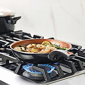 Farberware Glide Nonstick Frying Pan / Fry Pan / Skillet - 10 Inch, Black