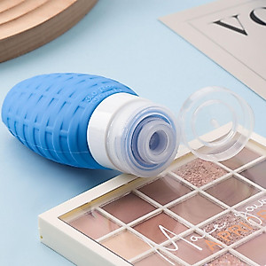 Travel Bottles for Toiletries, Tsa Approved 4oz Silicone Travel Containers Set Leak Proof Refillable BPA Free Travel Accessories with Clear Bag for Shampoo Conditioner Liquids