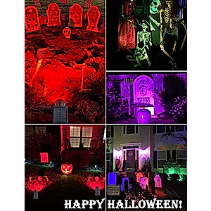 BOHON Solar Outdoor Lights Waterproof Solar Spot Lights Outdoor Spotlight 2-in-1 Wall Lights Auto On/Off Security Night Lights for Landscape Lighting Yard Patio Garden Deck Pathway 2 Pack (multicolor)