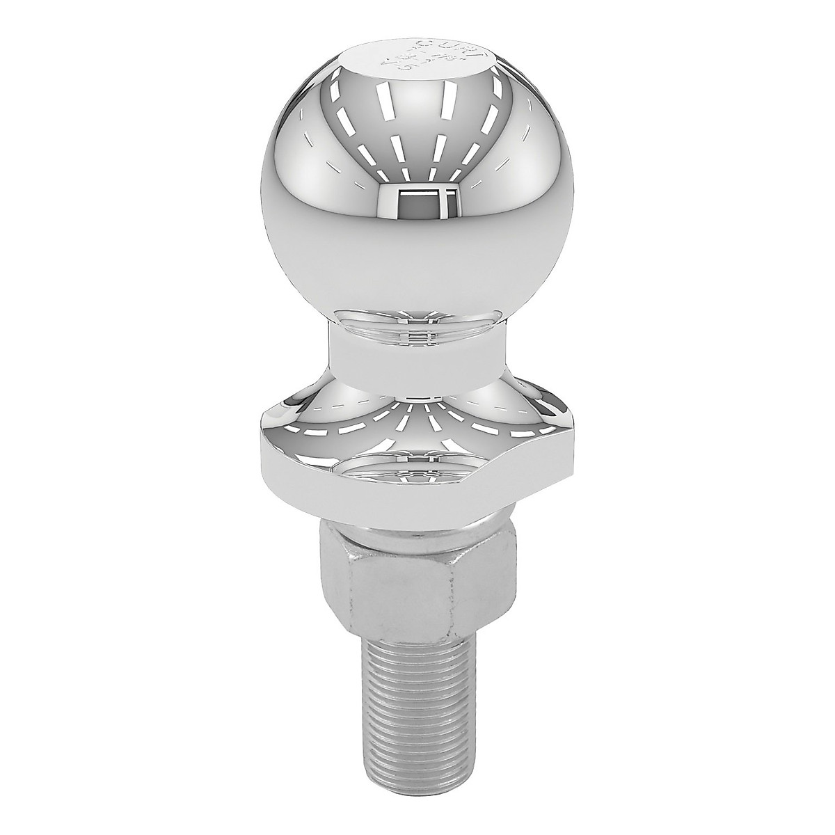 CURT 40063 Chrome Trailer Hitch Ball, 2,000 lbs, 1-7/8-Inch Diameter, 3/4 x 2-1/8-Inch Shank