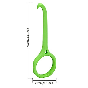 4PCS Ortho Key Clear Aligner Removal Tool for Invisalign Removable Braces， Retainers by The Pultool (pink, blue, green, white)