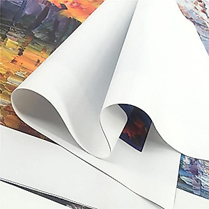 ZIMARO quadro su tela arte della parete Stampe Immagine Famoso Il ponte di Waterloo nella nebbia di Claude Monet per l'arredamento del corridoio 60x90cm