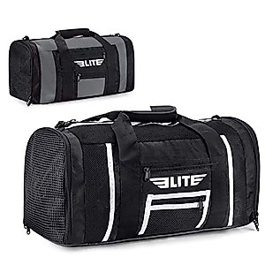 Elite Sports Boxing Gym Duffle Bag for MMA, BJJ, Jiu Jitsu gear,Duffel Athletic Gym Boxing Bag