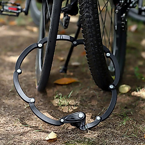 Bicycle Locks Heavy Duty Anti Theft Bike Lock Foldable Bike Lock Anti-Theft Road Bicycle Password Lock Scooter E-Bike Chain Lock Cycling Accessories
