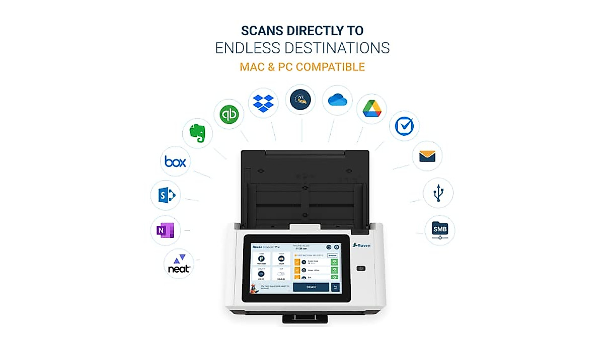 Raven Pro Scanner: High Speed, Wireless, Touchscreen, Cloud