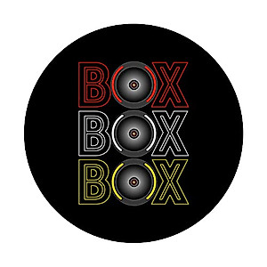 Formula Racing Car Box Box Box Radio Call To Pit Crew PopSockets Swappable PopGrip