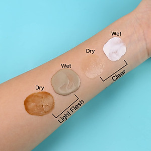 BOBISUKA Clear Liquid Latex, Halloween Costume, Zombie Makeup, SFX Special Effect Make Up for Face and Body, 4.92 FL.OZ