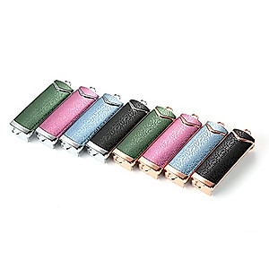 CQUUKOI Universal Phone Lanyard Holder,Phone Clip with Lanyard Metal Crossbody Phone Chain Clip Mobile Phone Buckle Phone Tether Safety Strap for iPhone, Galaxy & Most Smartphones (Rose Gold & Blue)