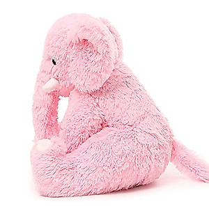 MaoGoLan Big Pink Elephant Stuffed Animal Soft Elephant Plush Toy 20''
