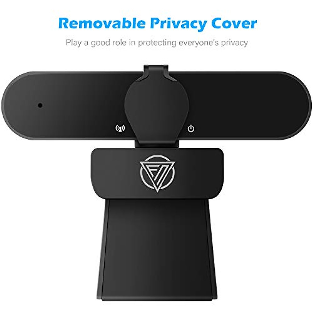 Webcam with Microphone 1080P USB Web Camera Full HD Widescreen Computer Camera for Desktop PC Laptop Mac Zoom Skype Google Meeting Video Calling Recording Conference Online Teaching Business Gaming