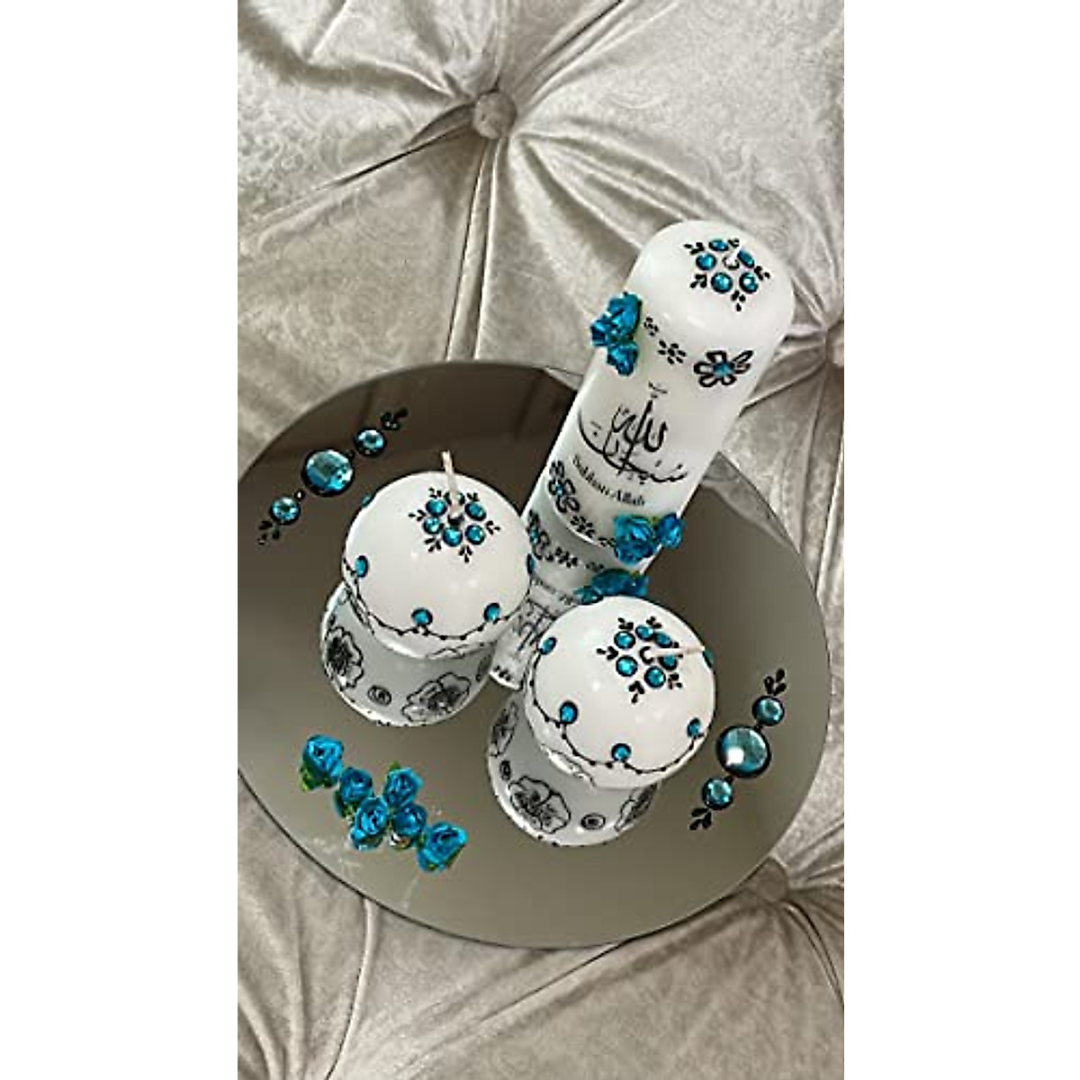 Islamic Candle Set (Blue)