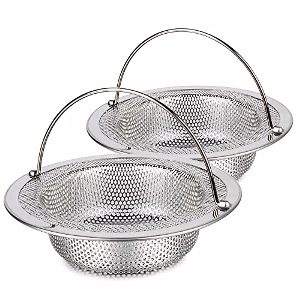 MAEXUS Sink Drain Strainer, Kitchen Sink Strainer, Sink Stopper, Drain Stopper Used to Prevent Clogging of Kitchen Sinks (4.5 Inches in Diameter)
