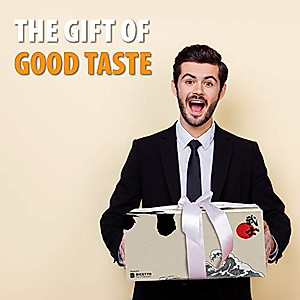 BICETTO Ceramic Japanese Ramen Bowl Set, 60oz Large Ramen Bowls with Chopsticks, Spoons and Chopstick Rests – Bowl for Ramen, Pho, Salad, Poke, Soup, Udon – Minimalist Design, Premium Quality, Black