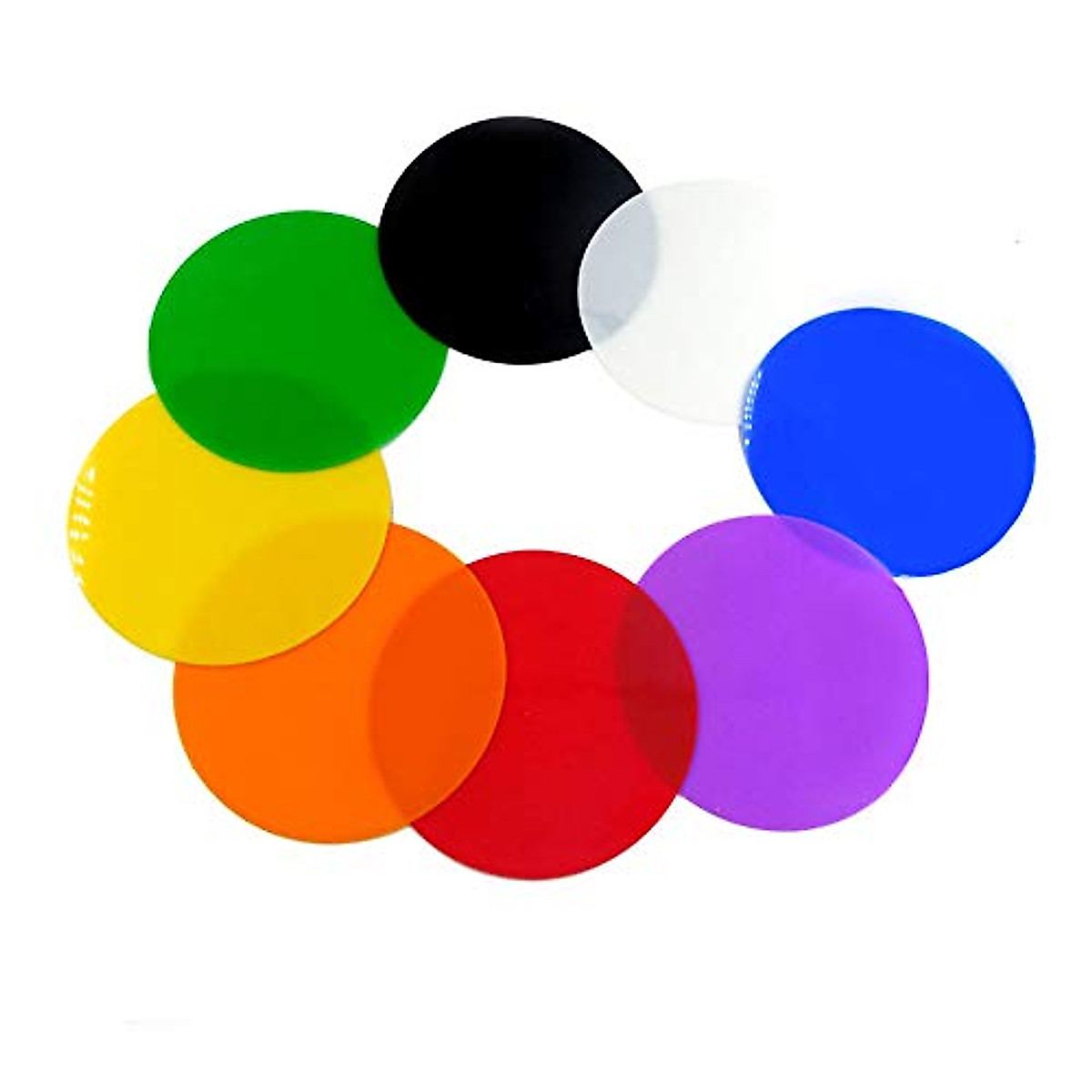 8 Pieces Rubber Jar Gripper Pads Round Kitchen Coasters Multi-Purpose Bottle Lid Openers Jar Opener for Weak Hands Seniors with Arthritis