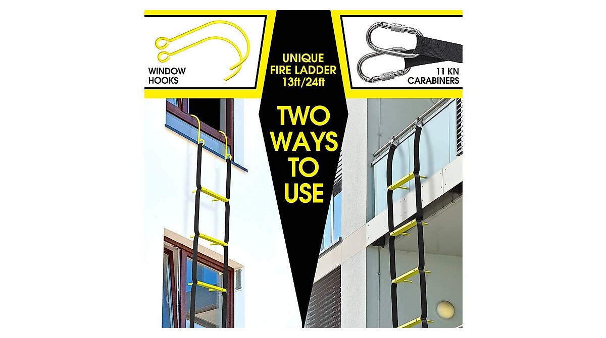 Portable Fire Escape Ladder for 3rd Floor Safety