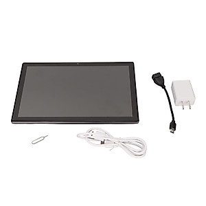 Haofy Tablet PC, Octa Core CPU 100‑240V 5G Gaming Tablet Dual Band WiFi for Seniors (US Plug)