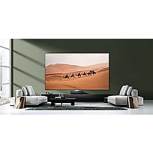 Hisense 100L5G-DLT100B 4K UHD Ultra-Short Throw Laser TV 100" High Gain ALR Screen, 2700 lumens, Compatible with Dolby Atmos, Google Assistant and Chromecast Built-in, Compatible with Alexa