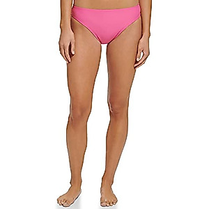 Tommy Hilfiger Women's Standard Bikini Bottoms – Bathing Suit Enjoy The Pool, Beach Or Day in The Sun, Dahlia