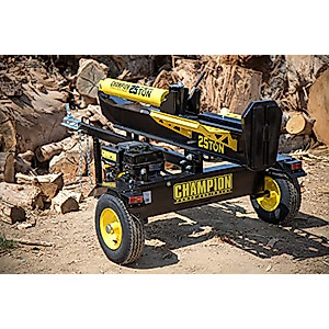 Champion Power Equipment 100326-1 25-Ton Horizontal/Vertical Full Beam Gas Log Splitter, Black