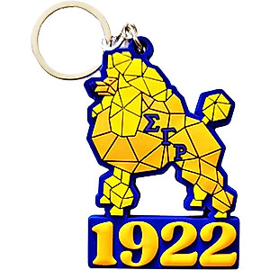 Reflections By Zana Sigma Gamma Rho Poodle Keychain